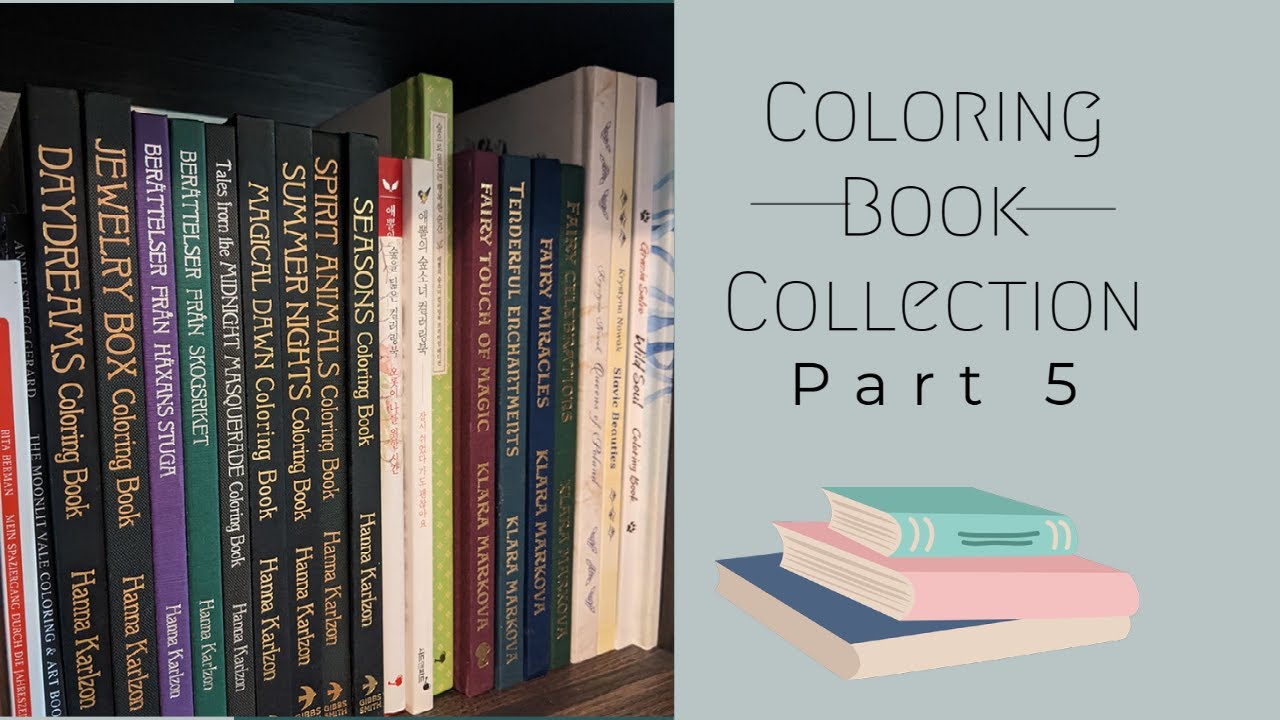 Coloring book collection part 5 - YouTube