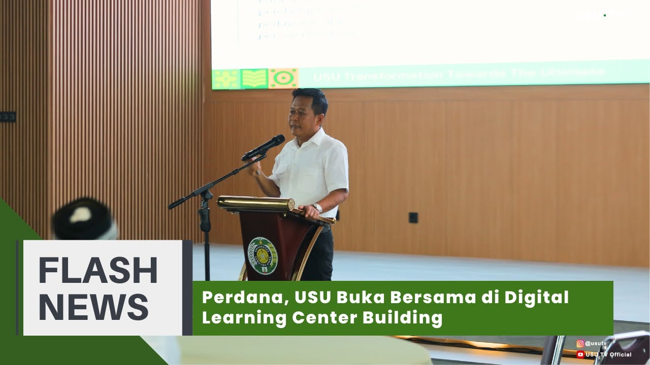 Perdana, USU Buka Bersama di Digital Learning Center Building - YouTube