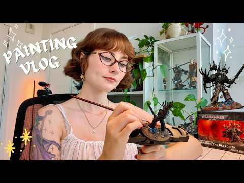 Hobby Vlog | birthday vacation, painting Abaddon, and reading ☀️🎨📚