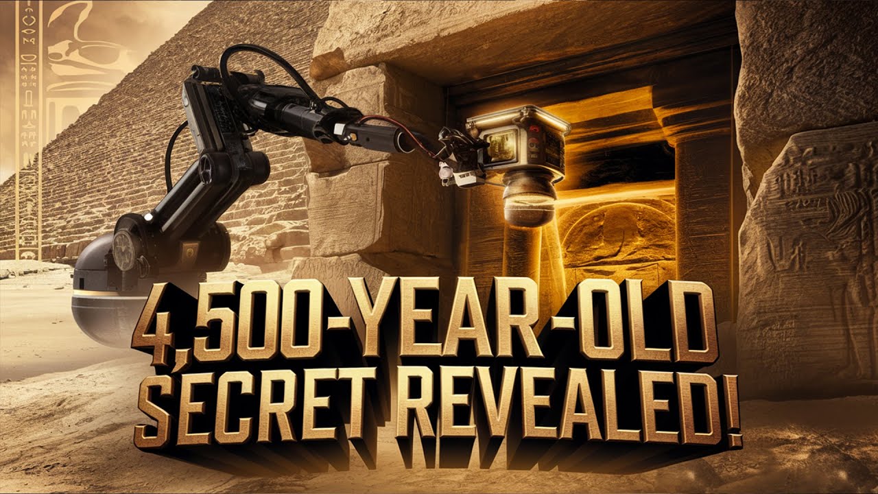 Robot Reveals 4,500 Year Old Secret Inside the Great Pyramid of Giza ...