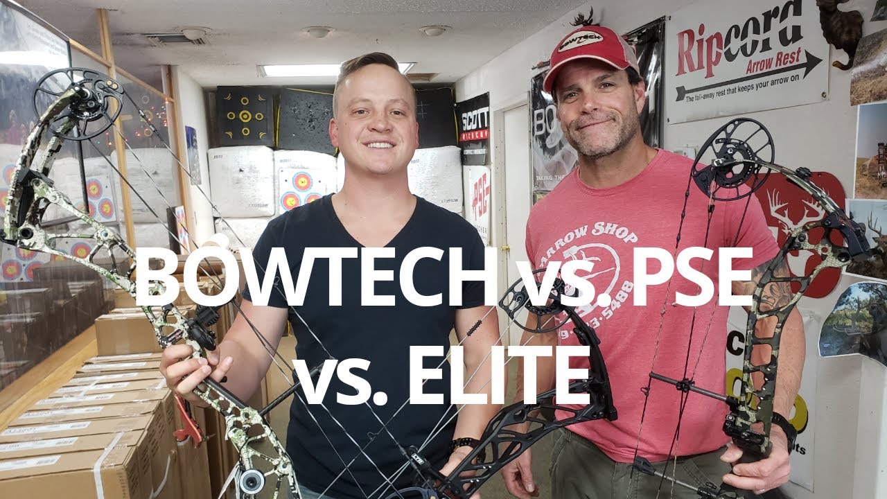Bowtech Revolt X vs. Elite Kure vs. PSE Evo NXT 33 - YouTube