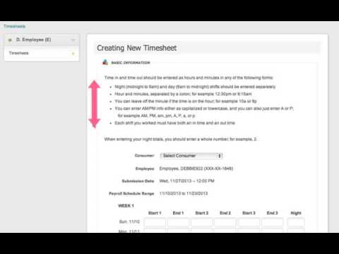 Creating a Timesheet PCA - YouTube