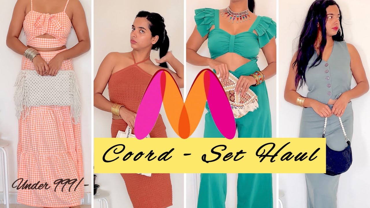 *Affordable* Myntra Coord Set Haul | Try on Haul | under 1000 | Trendy ...