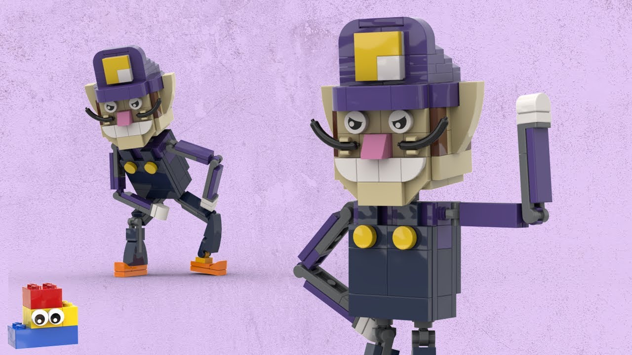 It's Waluigi time! (LEGO tutorial) - YouTube