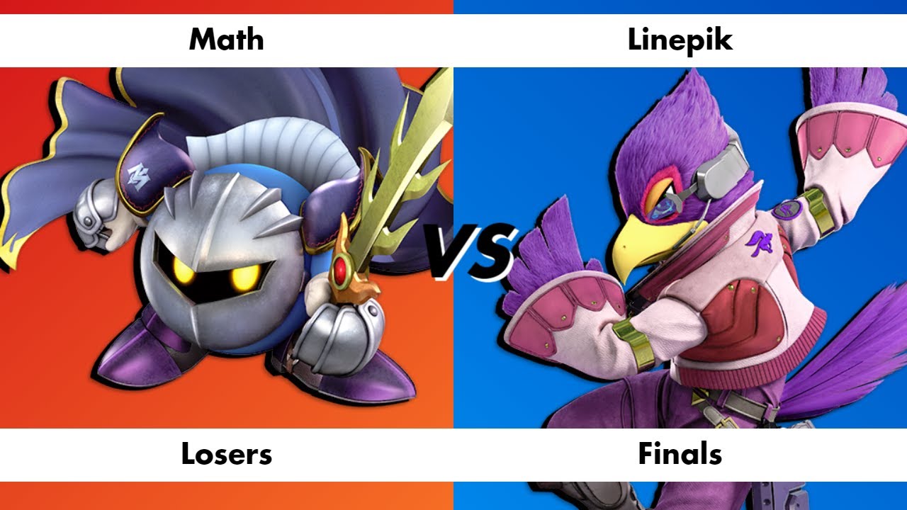 Looser final Math (Meta Knight) VS Linepik (Falco) - YouTube
