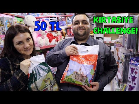 50₺ KIRTASİYE ALIŞVERİŞ CHALLENGE w/Dr.Aydın KALEM KUTUMDA NE VAR? SİZİN İÇİN SEÇTİK Bidünya Oyuncak