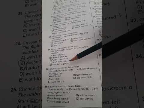 Tense Forms.Sequence of Tenses 1-50 suallarin izahı
