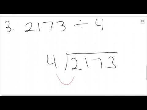 Short Division Algorithm - YouTube