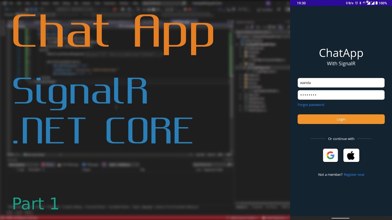 Chat app with .NET Core Api and SignalR (Part 1) | .NET MAUI UI ...