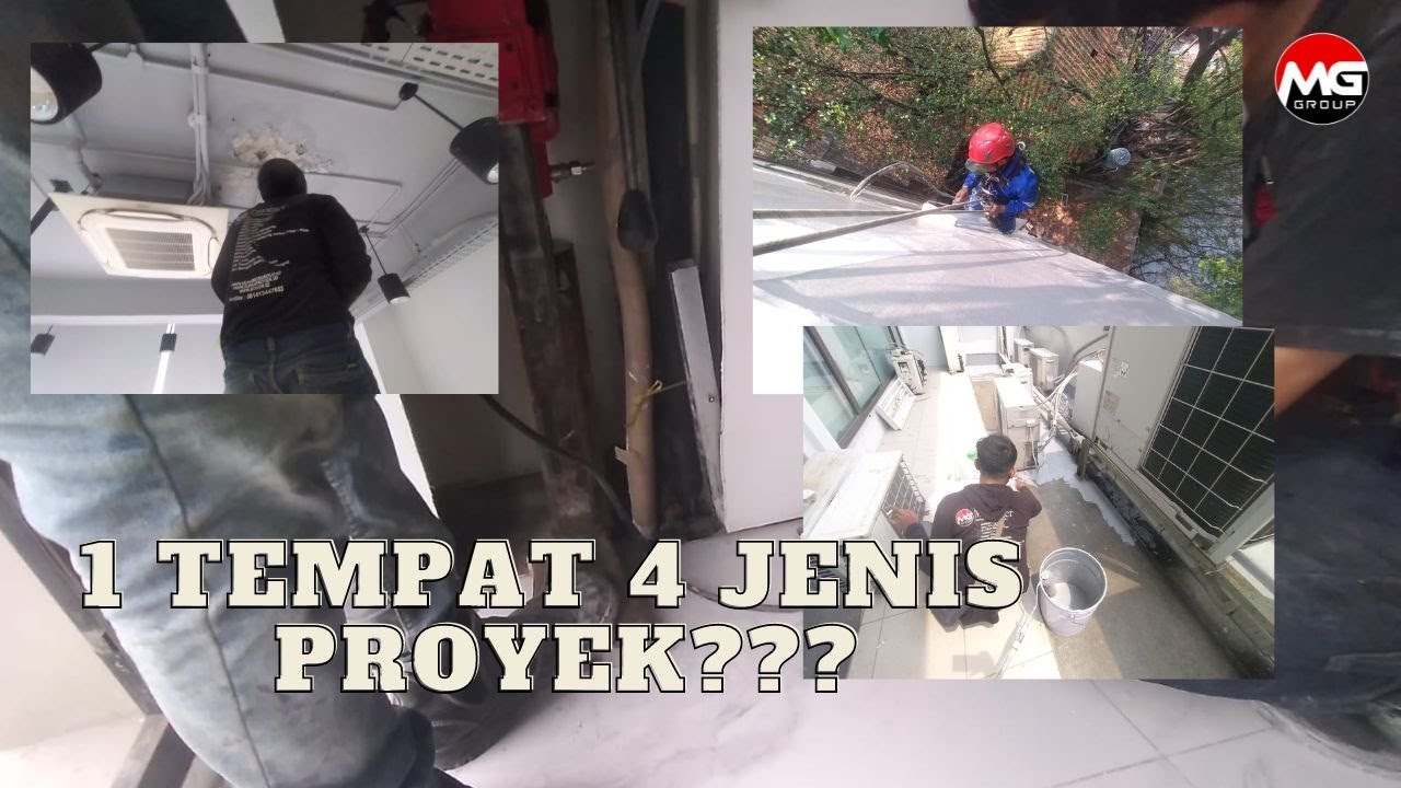 4 jenis Pekerjaan di Gedung Graha Astel - YouTube