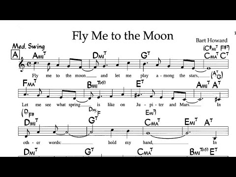 Tutorial #5 🌙 🎹 Counting the rhythm - Fly Me To The Moon - YouTube