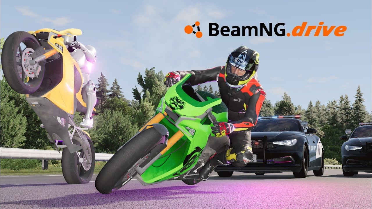 BeamNG Drive Mods - SuperSport show case! (motorcycle accidents #27 ...