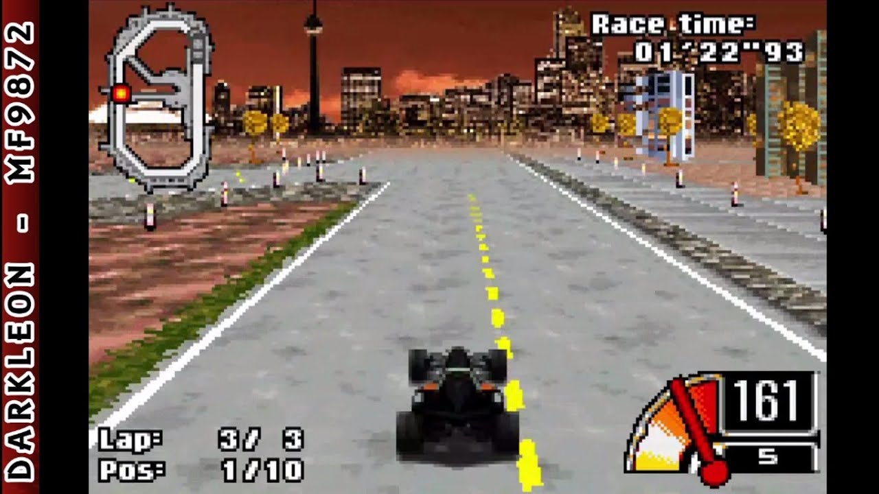 Game Boy Advance - Downforce © Titus Software # Canceled - Gameplay ...
