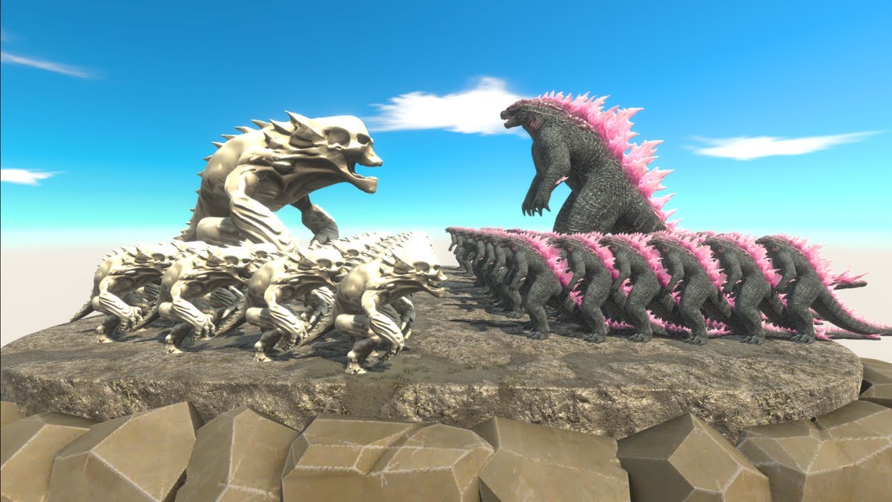 Growing King Titan Mutant vs Godzilla Evolved - ARBS - YouTube