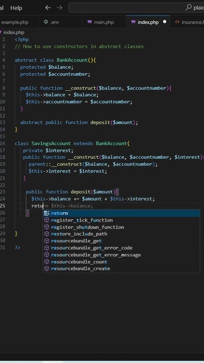 Can Abstract Classes Have Constructors? (Yes, and Here's How!) #php - YouTube
