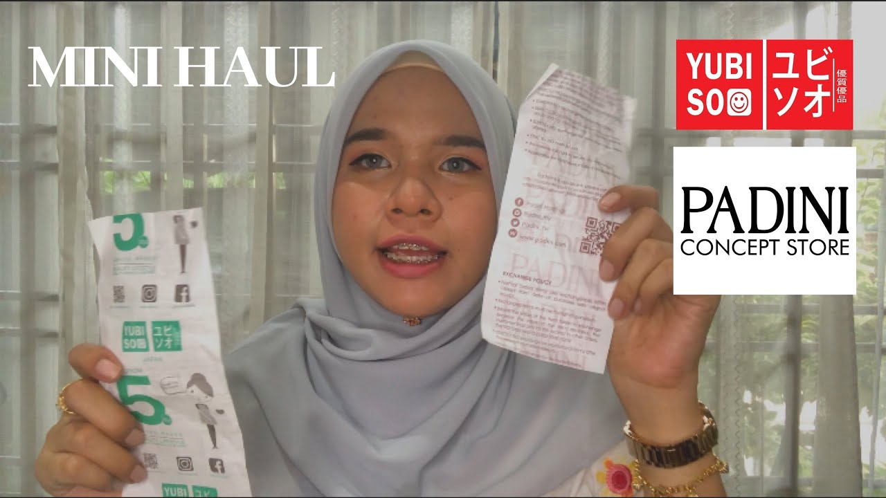 MINI HAUL | YUBISO | PADINI - YouTube