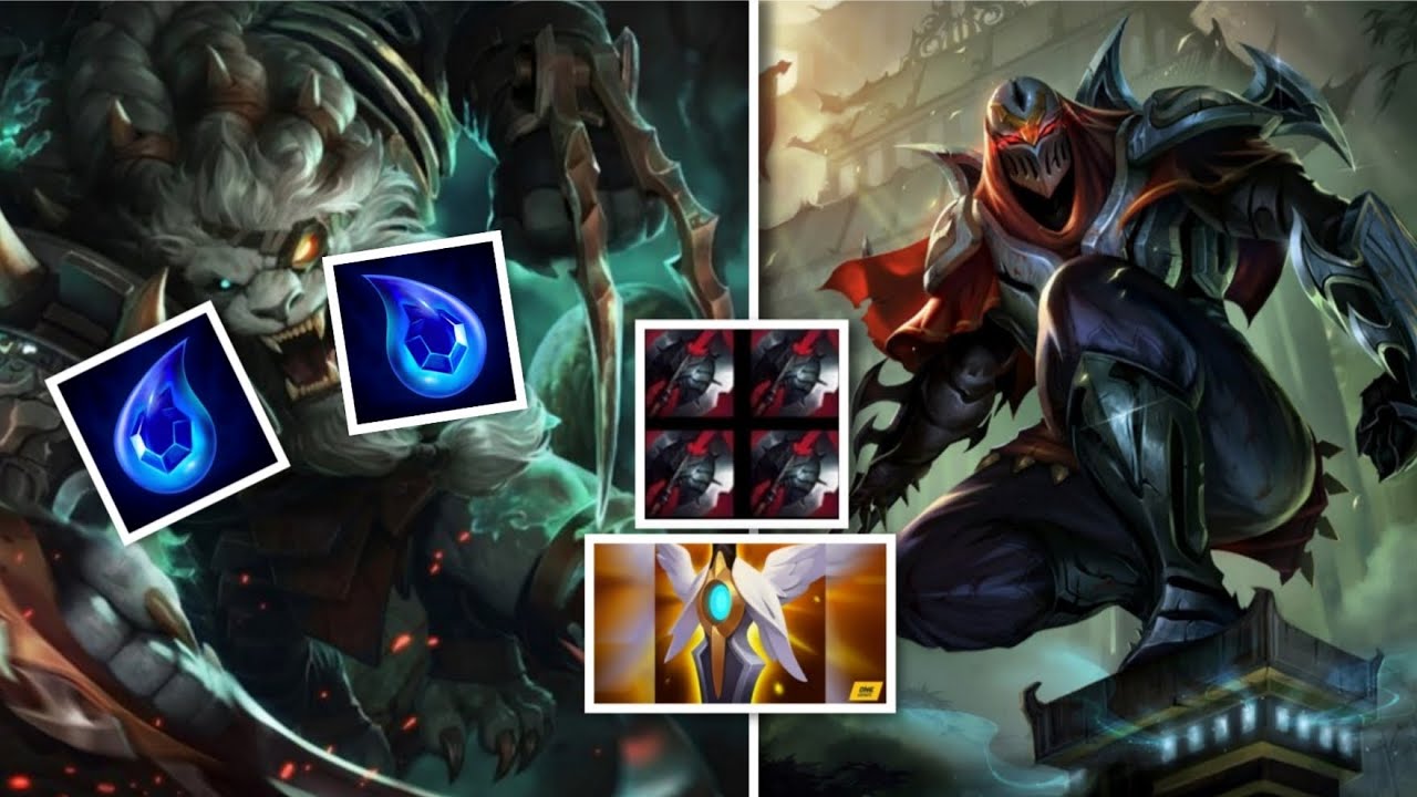 Rengar cay cú camp mid và cái kết đắng | Zed đi mid vô đối - YouTube