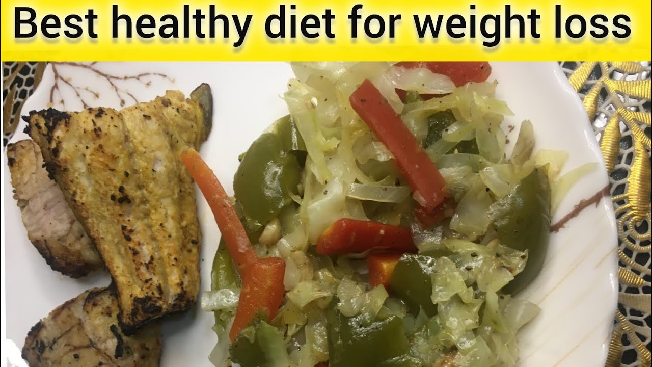 Steam vegetables with grill fish/ Best healthy diet for weight loss ...