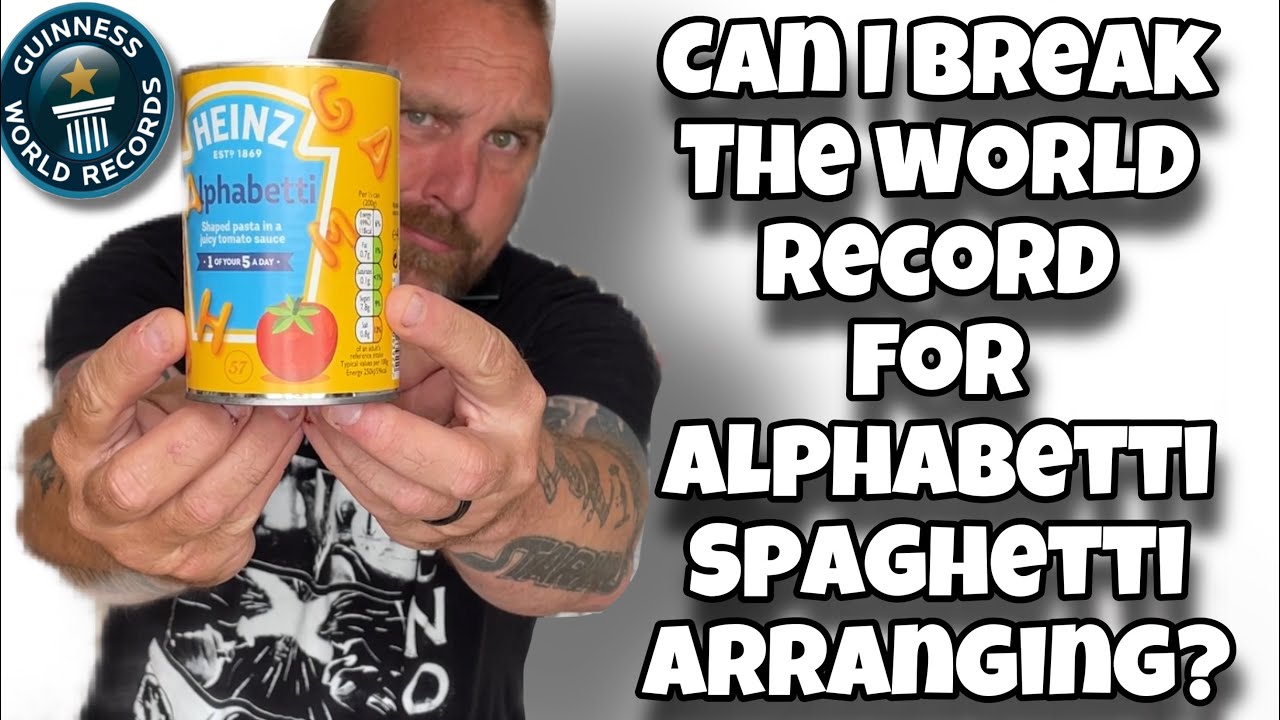 RECORD BREAKERZ - Alphabetti Spaghetti WORLD RECORD ATTEMPT!!! - YouTube