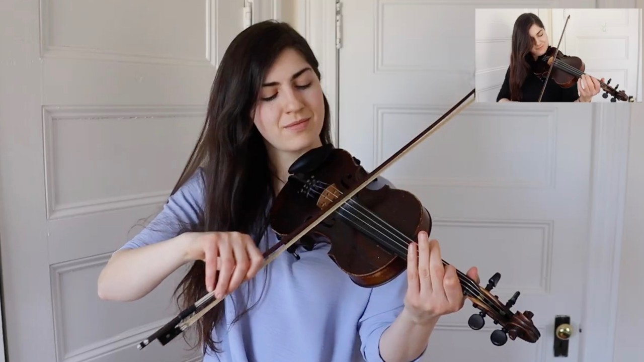 Playing FIDDLE BACKUP Reels in major keys - YouTube
