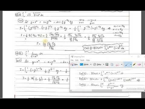 Special Functions - Beta Function part 01 - YouTube