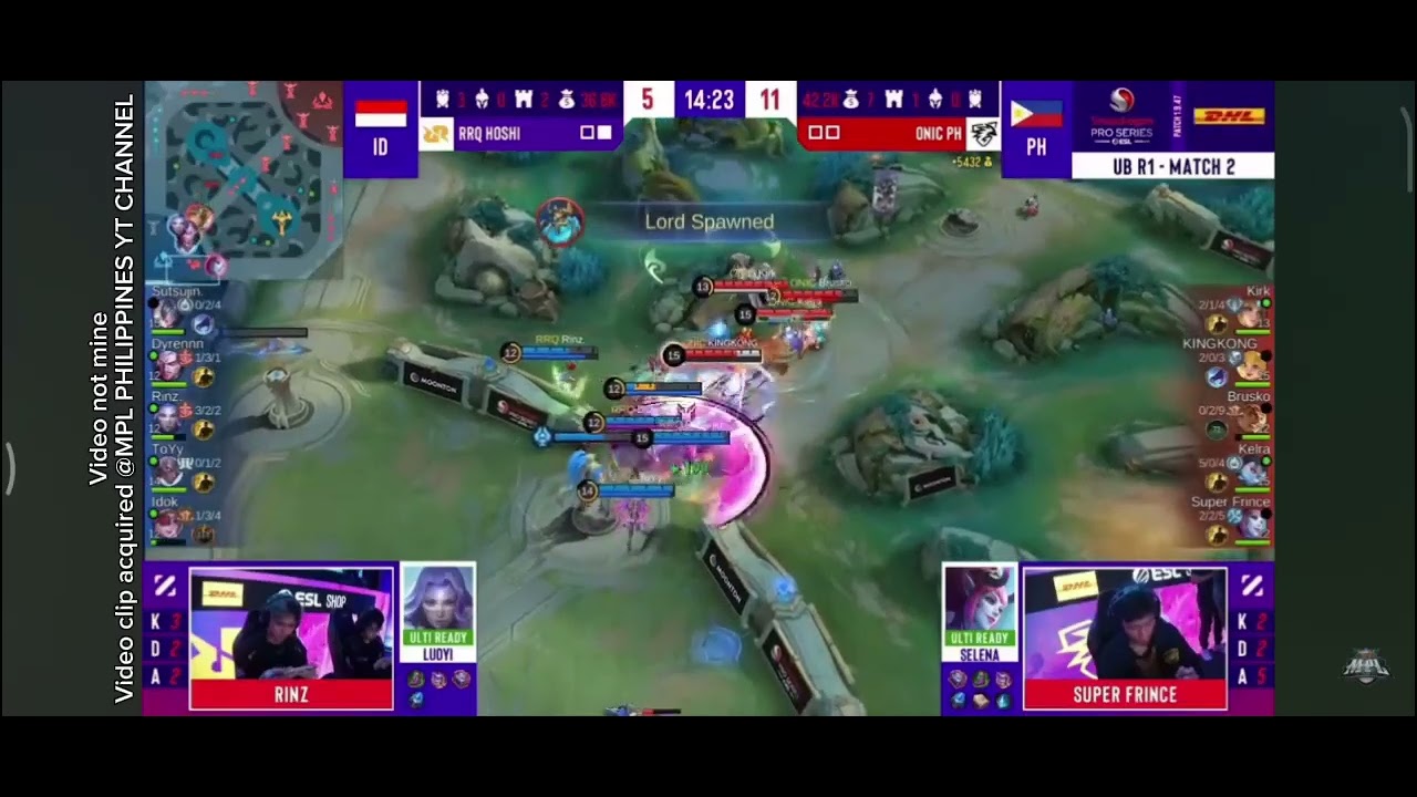 KELRA'S 3RD SAVAGE IN MPL PHONIC PH VS RRQ HOSHI#mpl #ml # ...