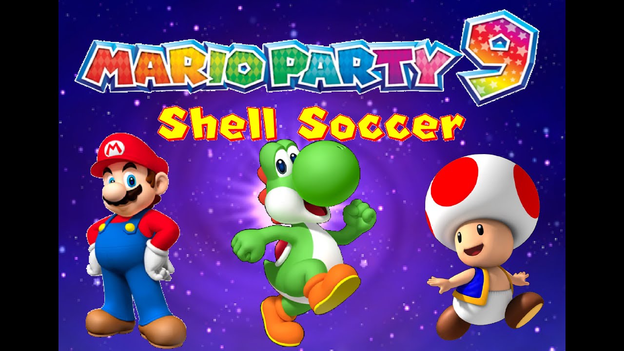 Let's Play Mario Party 9 - Extras - Shell Soccer - YouTube