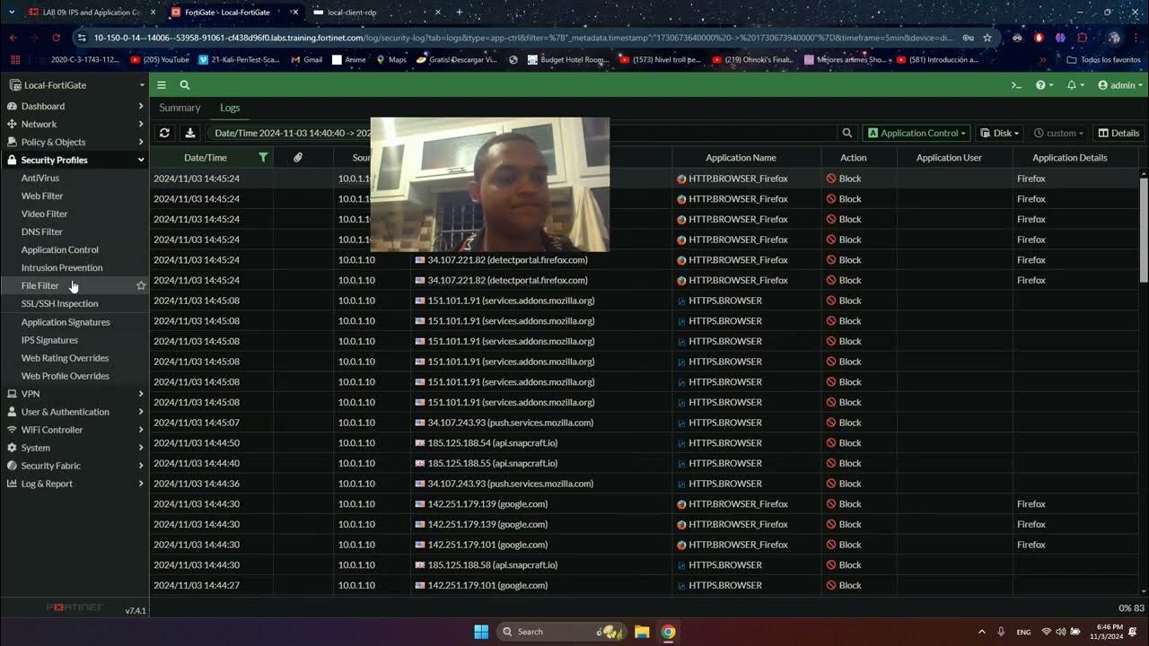 10. Application Control - Fortigate - YouTube