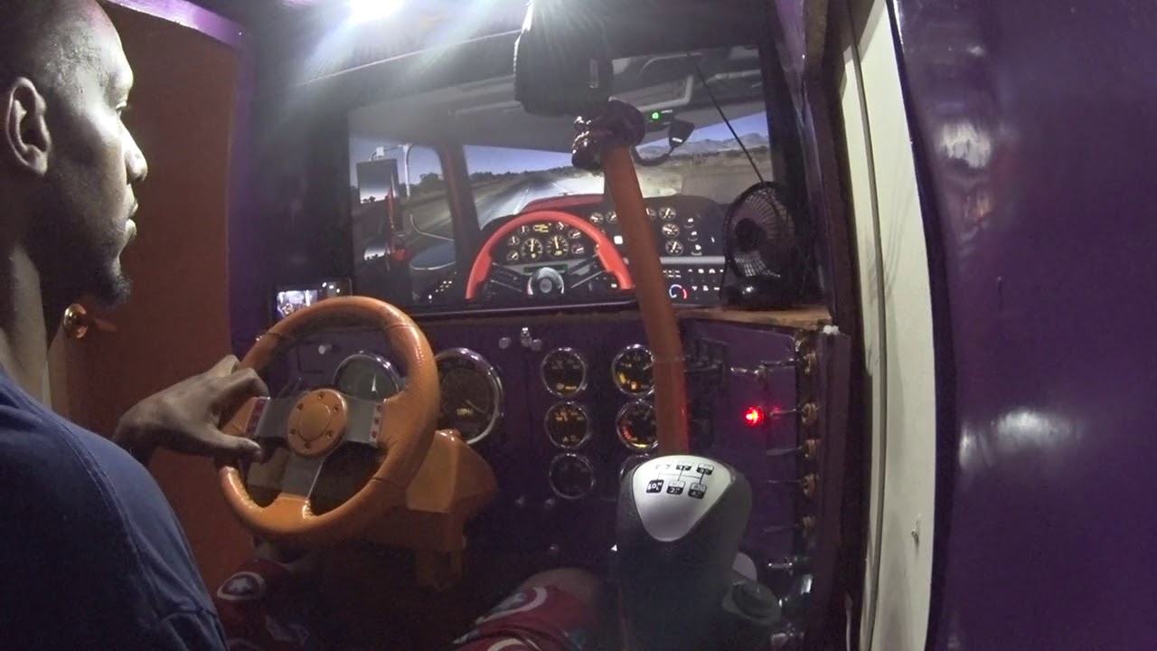 AMERICAN Truck Simulator part 1 Homemade cockpit - YouTube