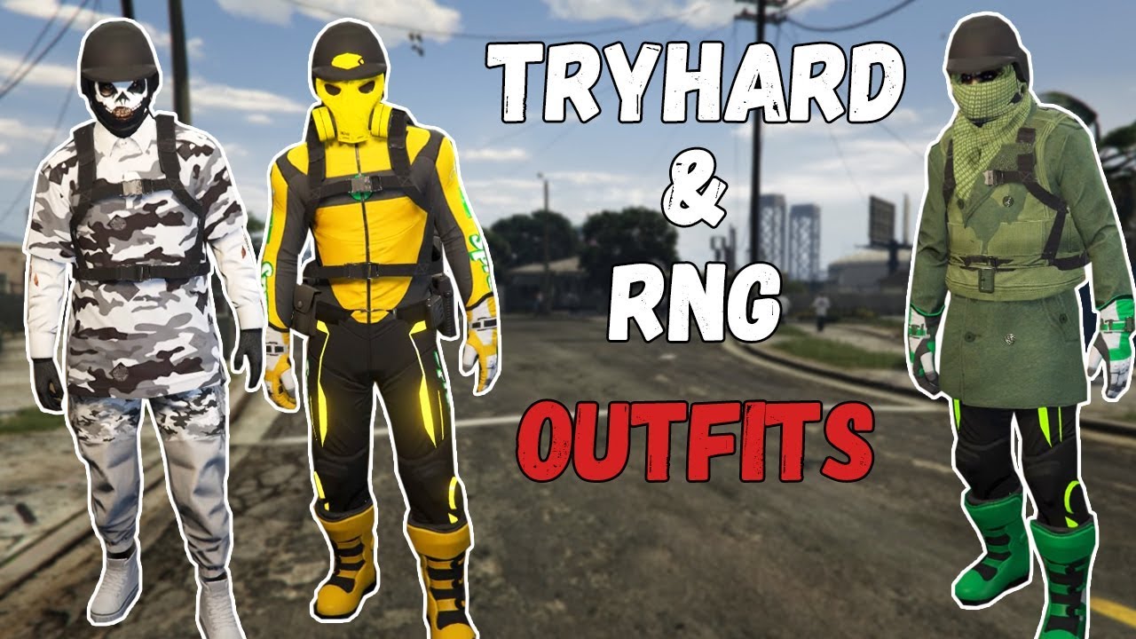 GTA online PS4 XB1 PC Мод костюм через удаление перса TryHard & Rng ...