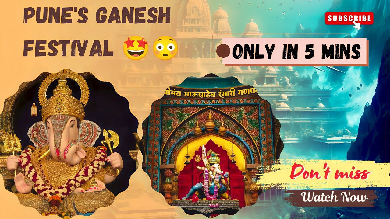 PUNE'S BIGGEST CELEBRATION - GANESHOTSOV 🤩 DON'T MISS OUT #ganeshutsav ...
