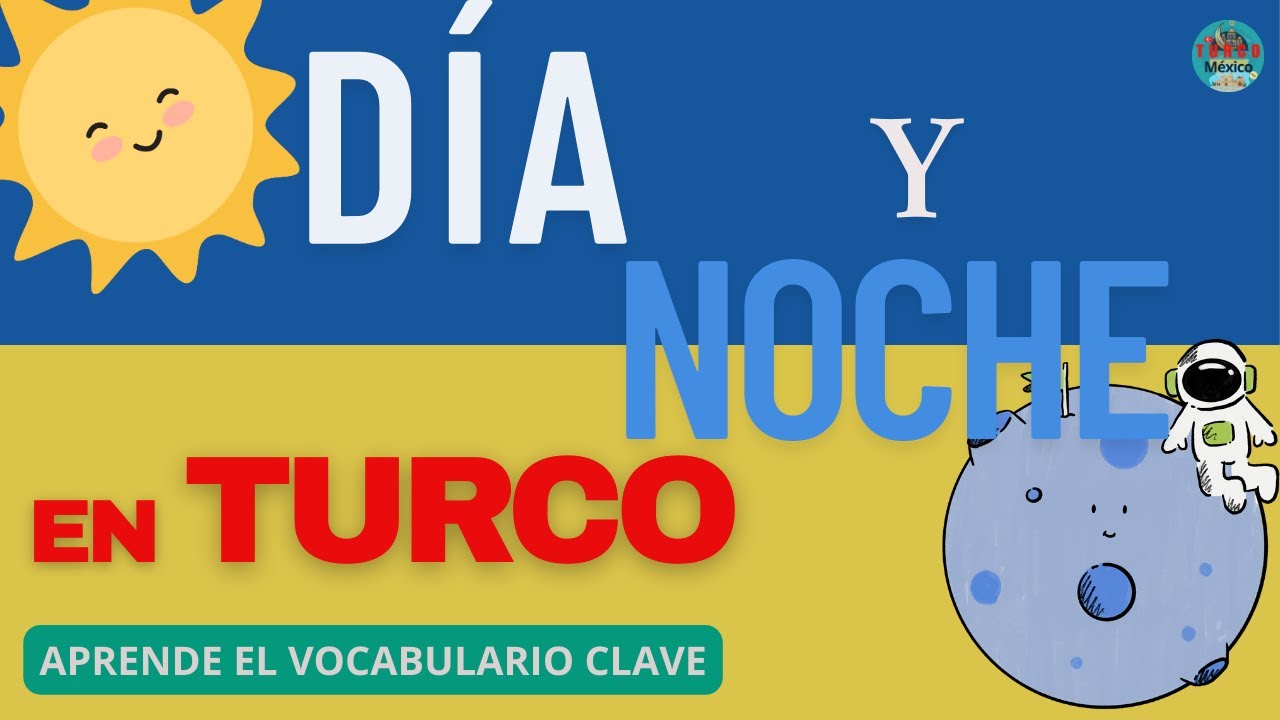 Vocabulario en Turco Momentos del Día 🌞🌙 Aprende Palabras Básicas# ...