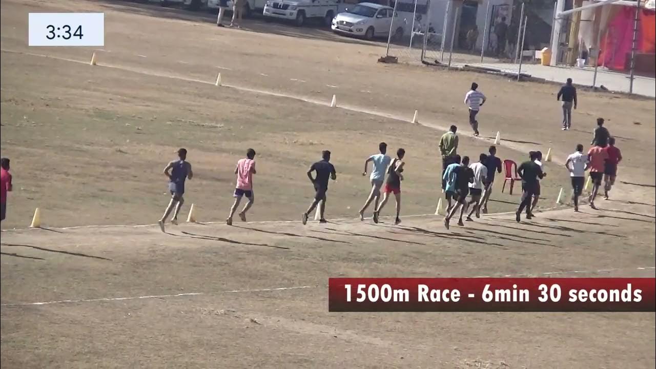 H.P police bharti 1500M RACE #forestguard #sprint #100meter - YouTube