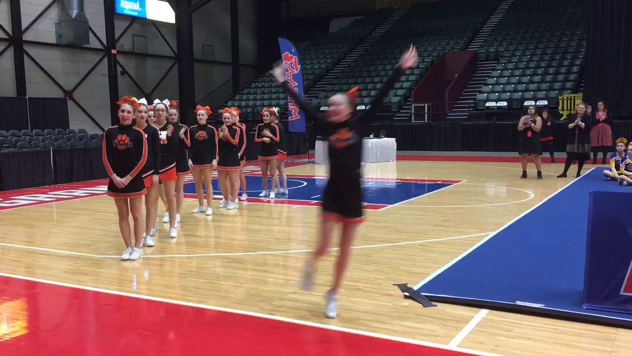 Hudson cheer individual awards ceremony - YouTube