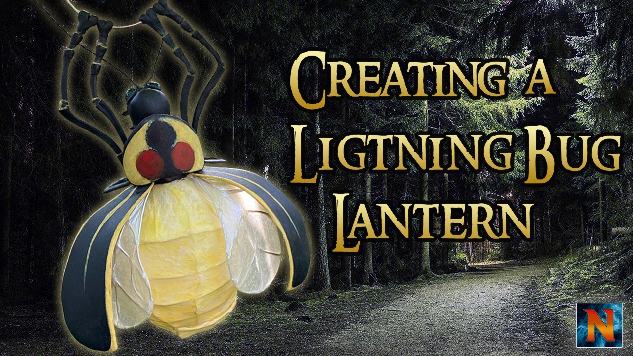 Creating a Lightning Bug paper Lantern - YouTube