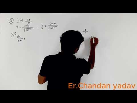 Ex 5.6/Class 12Th -Parametric Differentiation /Derivatives of Functions in Parametric form# ...