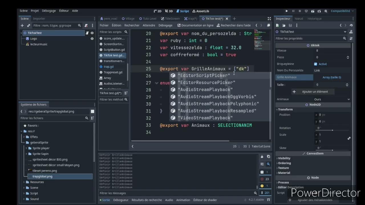 GODOT. Script : Tableau (Array), les bases. - YouTube