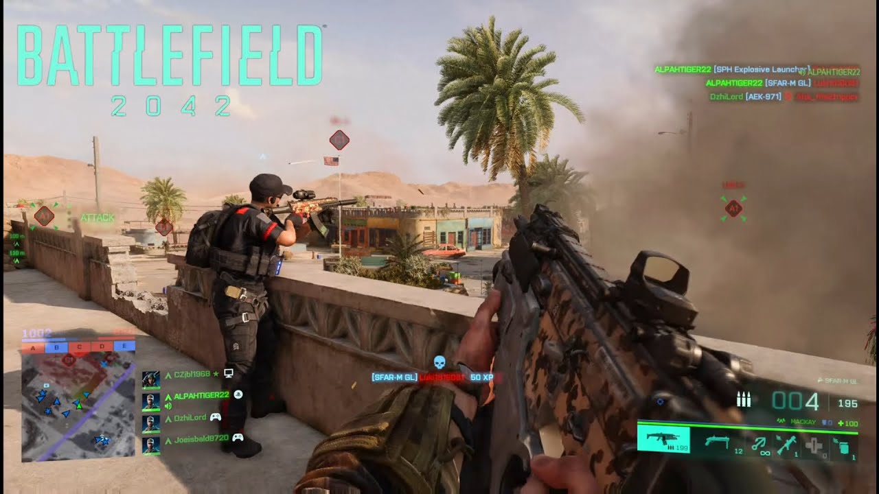 Battlefield 2042: intense urban combat on haven Gameplay - YouTube