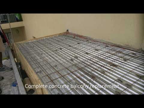 Balcony Repair by Structural Restoration, Inc. - YouTube