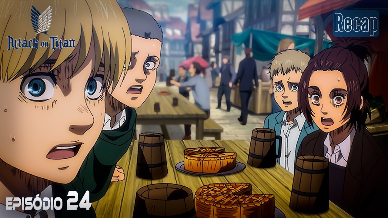 "O Sacrifício de Armin e a Redenção de Connie! - Attack on Titan 24 ...