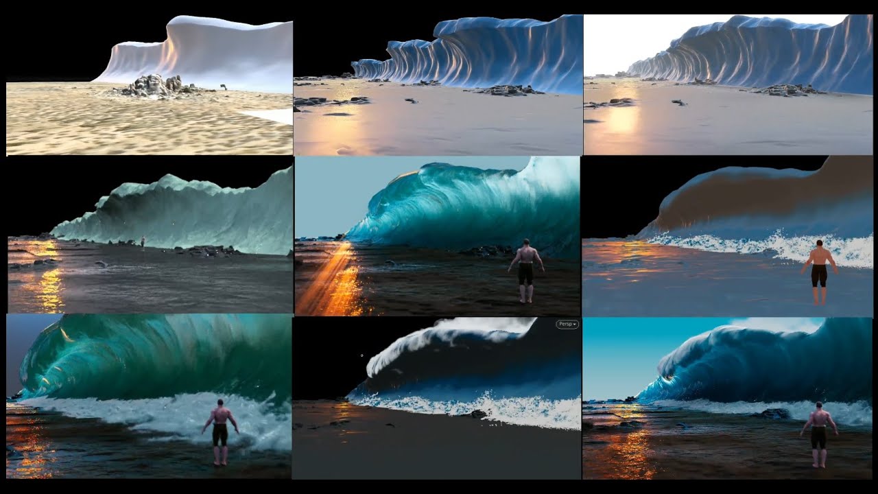 Water FX || Wave Crest Bending & Deformation – KineFX ( HIP File ...