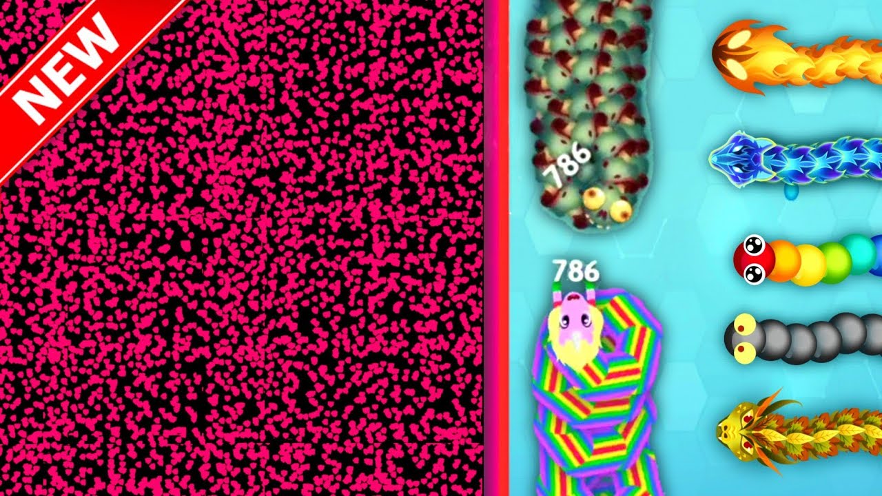 SNAKE IO🐍 RAINBOWCORN🌈 SNAKE IO🐍 vS 💀 MONSTER BRAINZ EPIC SNAKE.IO 🐍 ...
