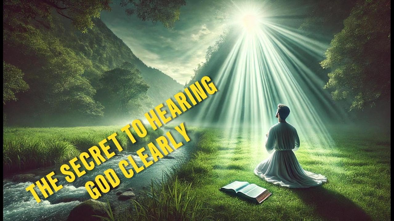 The SECRET to hearing GOD clearly - YouTube