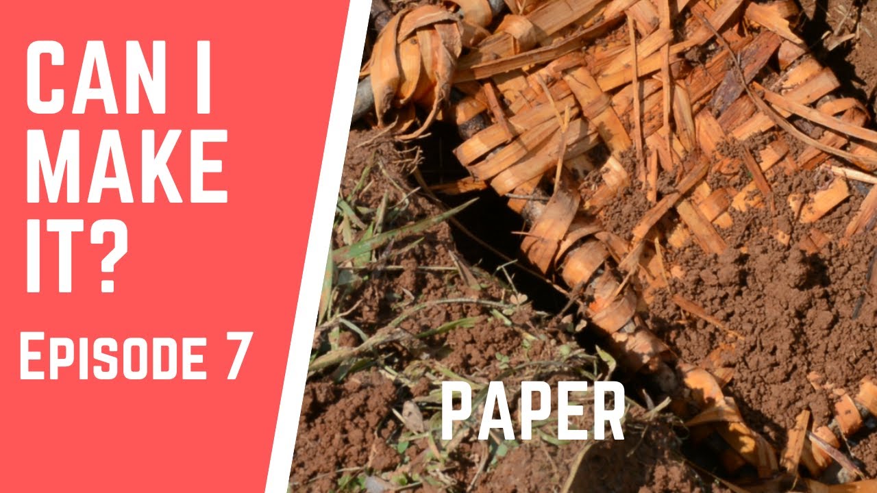 Can I Make Paper From SCRATCH Can I Make It Episode 7 YouTube can-i-make-paper-from-scratch-can-i-make-it-episode-7-youtube