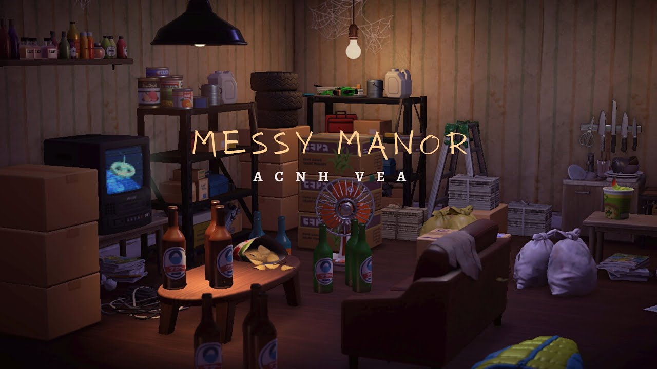 ACNH: Messy Manor | Happy Home Paradise (acnhvea) #animalcrossing #acnh ...
