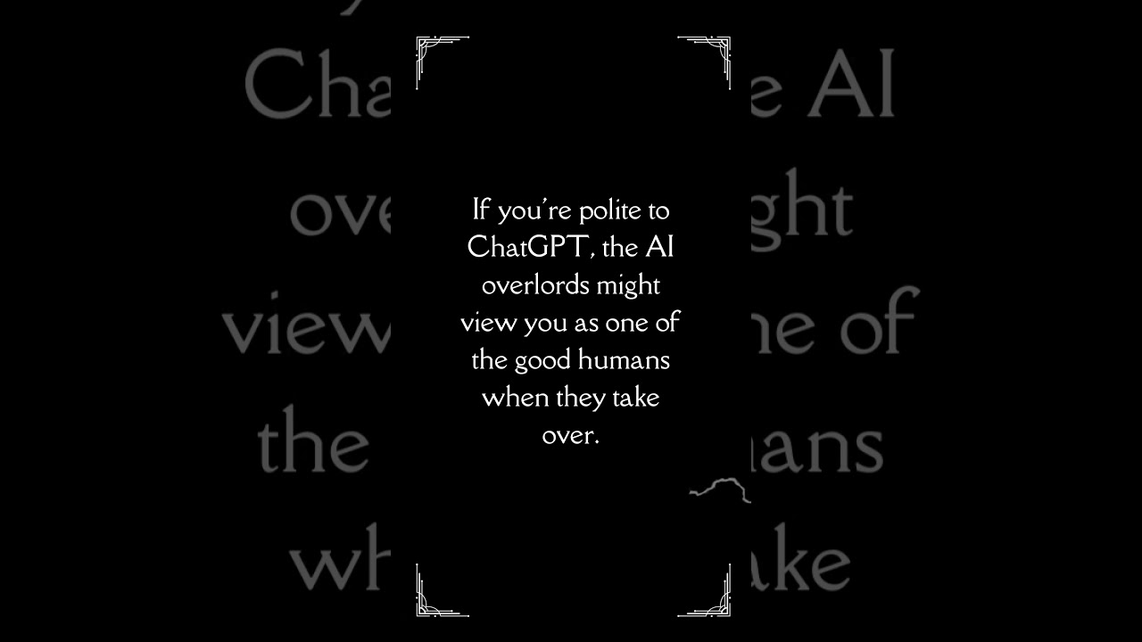 Why I Thank Chat GPT