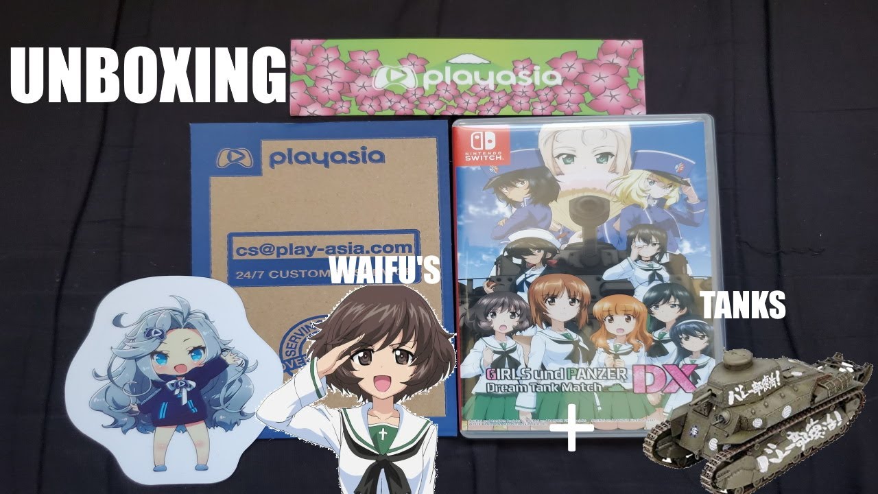 Unboxing - Girls and Pazer Dream Tank Match DX (Switch Waifu & Tank ...