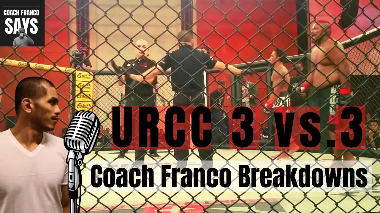 3 vs 3 MMA fight in URCC - YouTube