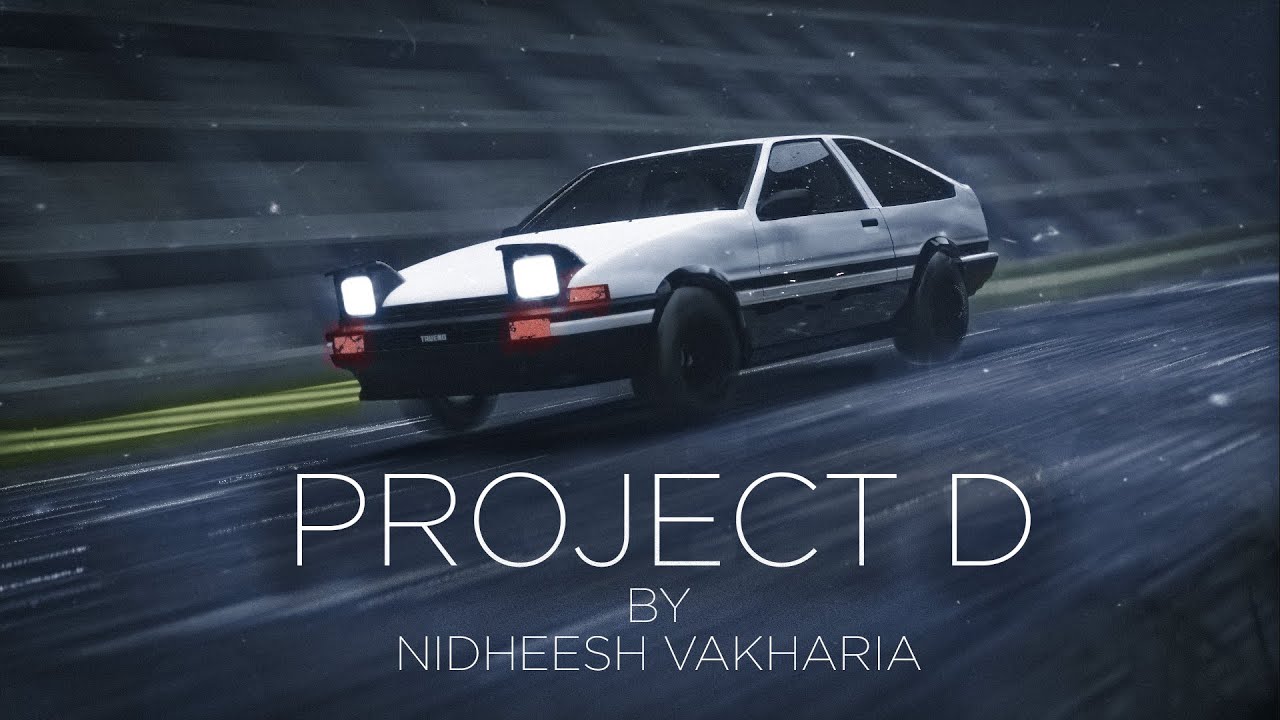 Project D || Initial D animation by Nidheesh Vakharia - YouTube