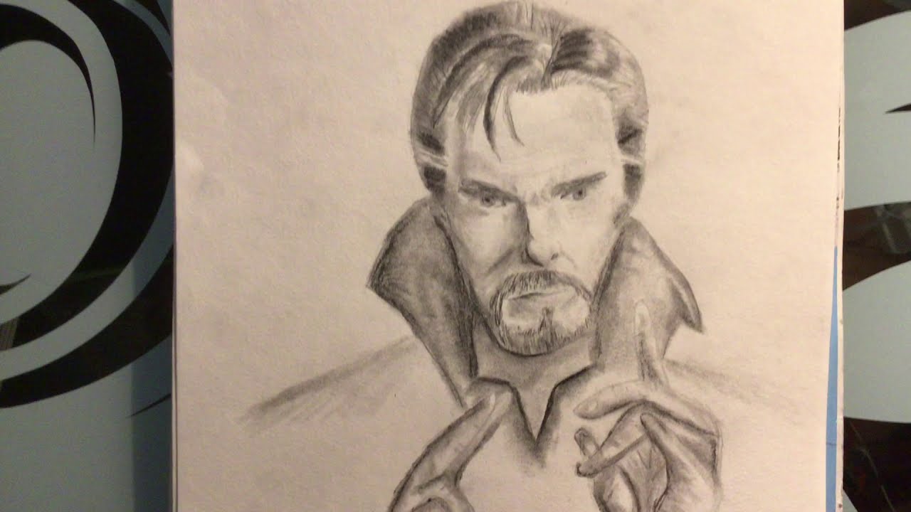 Dr Strange Speedraw - Art Battle with Derpy_Donut - YouTube